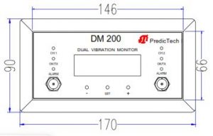 DM200 Dual-Channel A/V/D Vibration Monitor - PT. Oryza Mitra Teknik